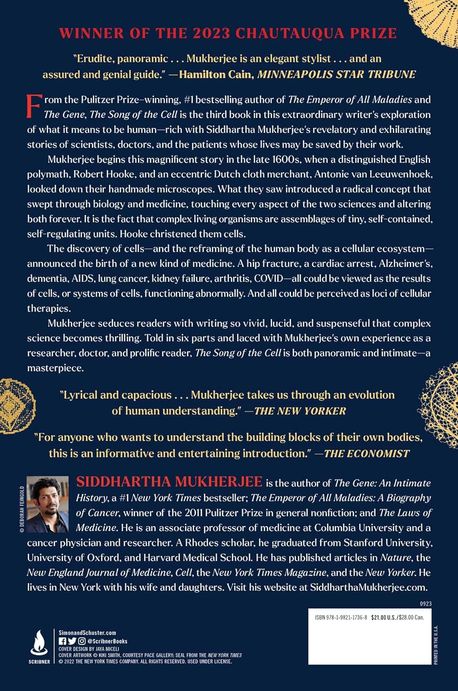 The Song of the Cell | Mukherjee, Siddhartha - 교보문고