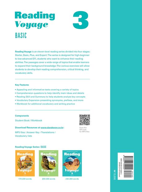 Reading Voyage Basic 3 | Milton Prep - 교보문고