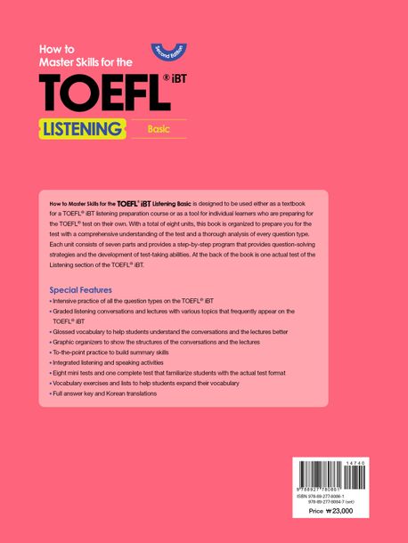 How to Master Skills for the TOEFL iBT Listening Basic | Monika N. Kushwaha - 교보문고