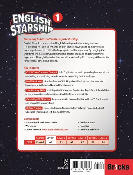 English Starship Level 1 Student Book | Bricks Education - 교보문고