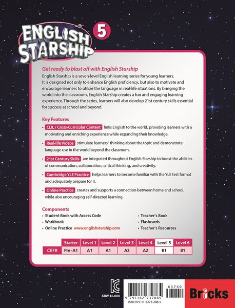 English Starship Level 5 Student Book | Bricks Education - 교보문고
