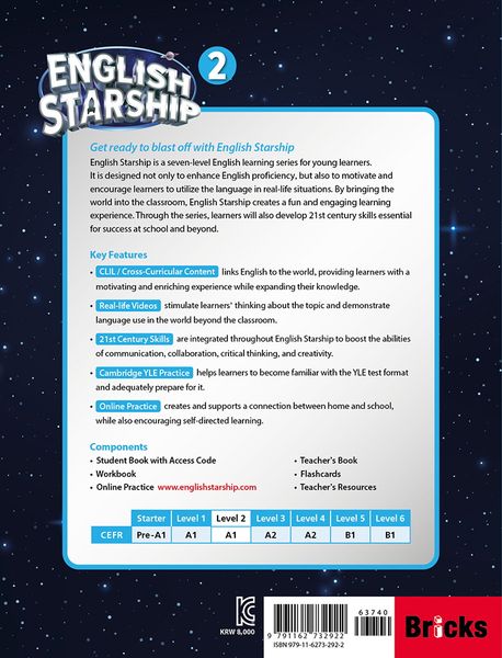 English Starship Level 2 Workbook | Bricks Education - 교보문고