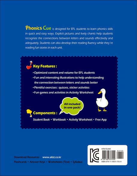 Phonics Cue Book 3: 4 in 1 Pack | A List 편집부 - 교보문고