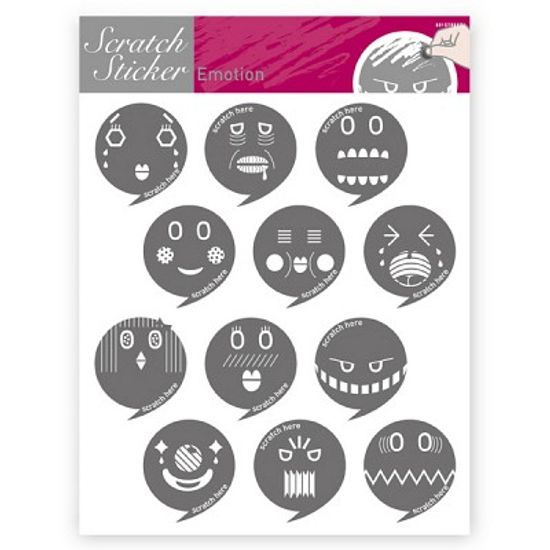 Scratch sticker-Emotion - 핫트랙스