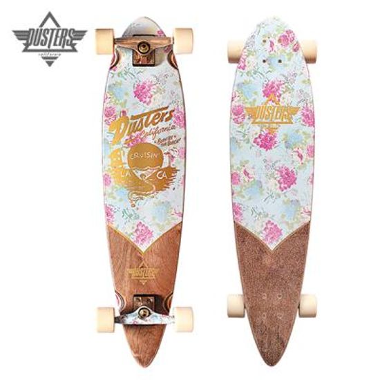 [DUSTERS] 37 CRUISIN ROSES PINTAIL LONGBOARD - 핫트랙스