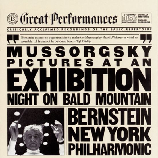 MODEST MUSSORGSKY | PICTURES AT AN EXHIBITION/ LEONARD BERNSTEIN [GREAT ...