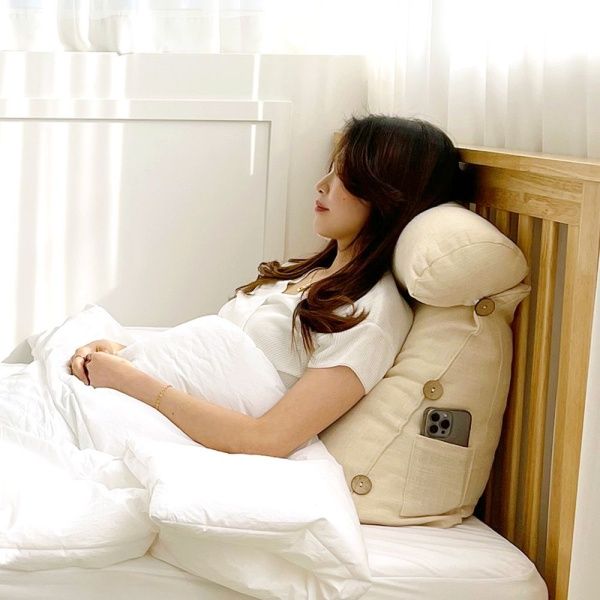 hplusmall 등받이쿠션 삼각 등 쿠션 다리 베개 S사이즈[WA23919] - 핫트랙스