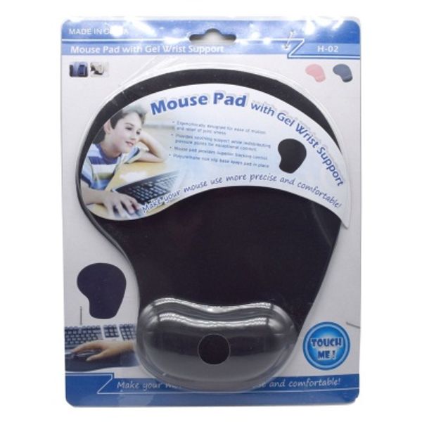 hplusmall 손목보호 마우스패드 T H02 (블랙) 젤형 겔형 - 핫트랙스