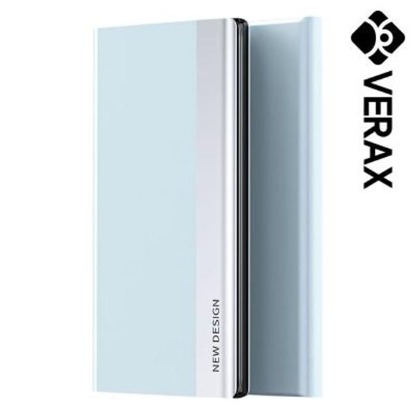 VERAX 갤럭시S21울트라 투라인 플립 커버 가죽 케이스 P649 - 핫트랙스