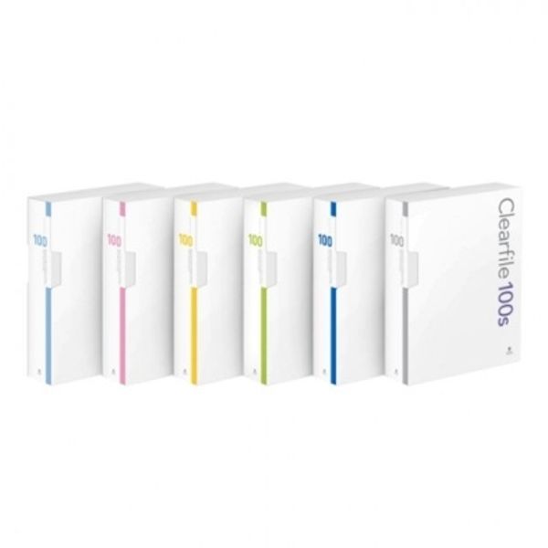 hplusmall 문화산업 A4 클리어화일 F526A7 100P 하늘 바인더 - 핫트랙스