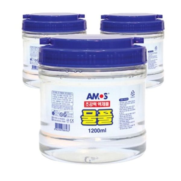 hplusmall 아모스 물풀 1200ml /액체괴물만들기 물풀 - 핫트랙스