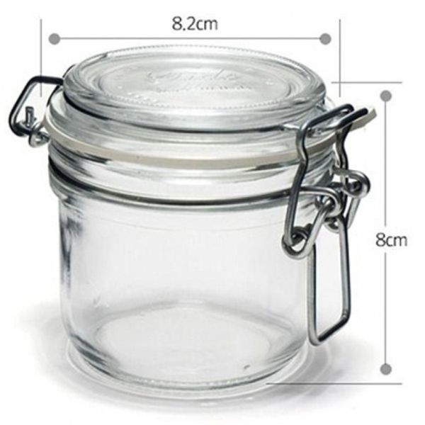 hplusmall 보르미올리로코 유리병 피도 200ml (투명) 밀폐용기 - 핫트랙스