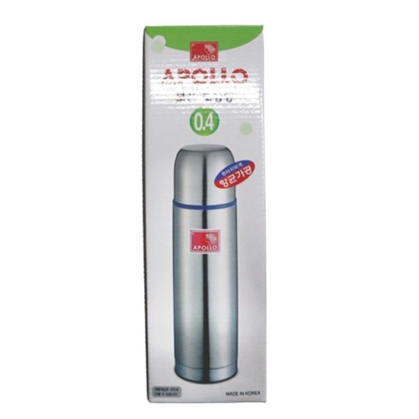 hplusmall 아폴로 보온병 0.4 스테인레스보온물병 휴대용 밀폐[W - 핫트랙스