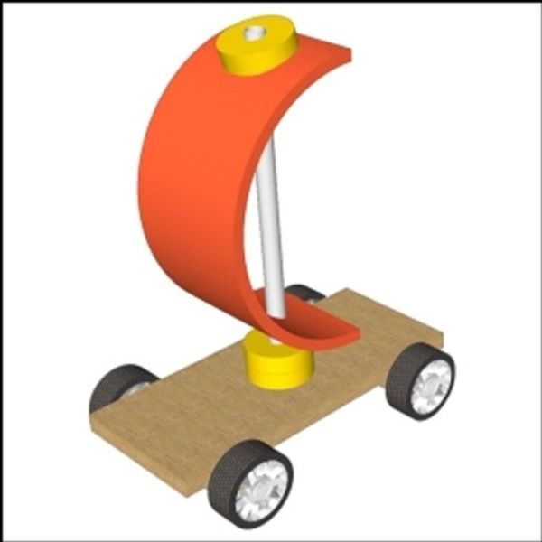 hplusmall 바람으로 가는 자동차 돛단배 자동차 10인용 - 핫트랙스