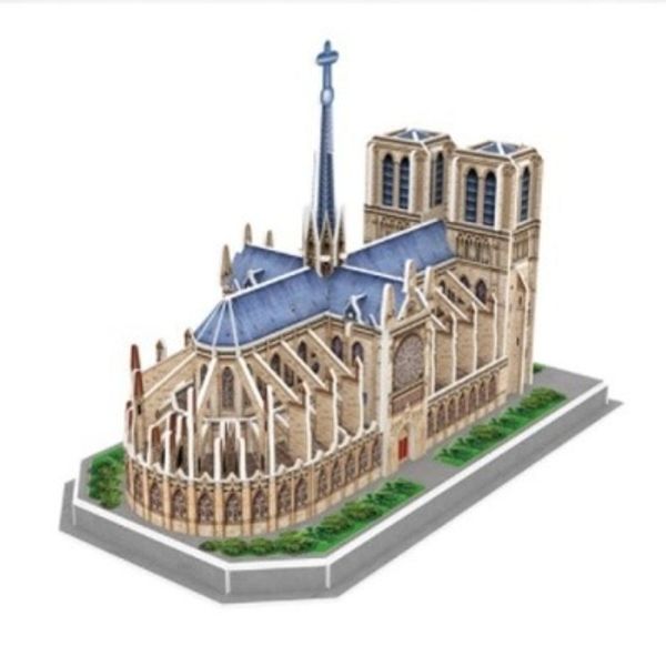 hplusmall 3D 입체퍼즐 건축모형 종이퍼즐 미니어처 노트르담 - 핫트랙스