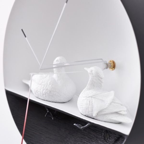 haoshi design Waterbird X CLOCK - Mandarin Duck (원앙 벽시계) - 핫트랙스