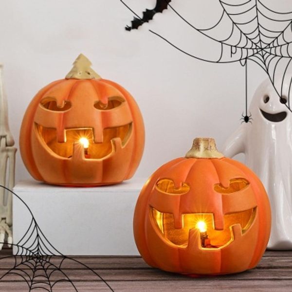 ZIPDREE 1+1 할로윈데이 파티 분위기 호박 조명 무드등 - 핫트랙스