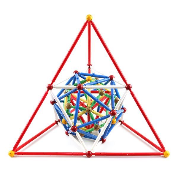 mathtime 정다면체 순환 1단계 258피스 초등 교구 장난감 - 핫트랙스