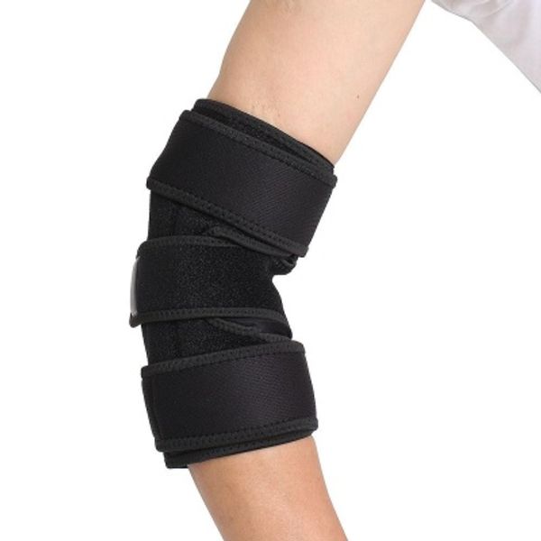 hplusmall NEW 압박 스트랩 팔꿈치 보호대(블랙) 헬스 팔꿈치아 - 핫트랙스