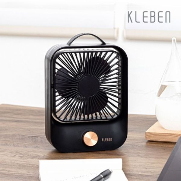 KLEBEN [1+1]클리벤 스퀘어 무선 미니 선풍기 KMRF-26 - 핫트랙스