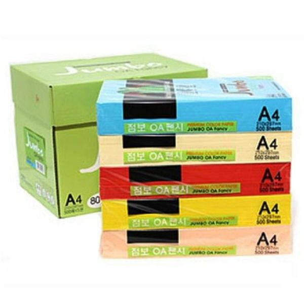 MOONGUBANJUM [두성종이] A4-80g-1Box(2500매)의 OA 팬시페이퍼-2500점보 - 핫트랙스