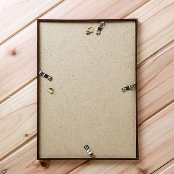 shoppingplan A4 허가증 상장 액자(브라운) - 핫트랙스