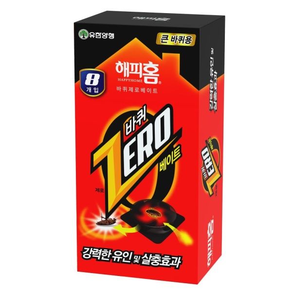 hplusmall 해피홈 바퀴벌레약 제로베이트 큰바퀴용 8개입 - 핫트랙스