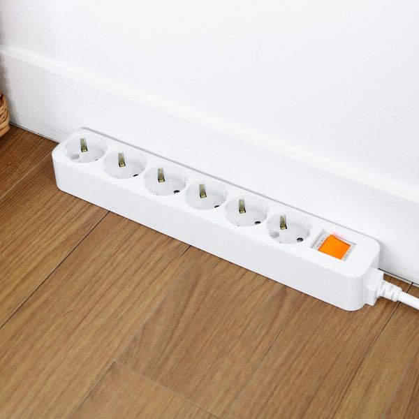 ijung 1+1 현대 멀티탭 통합 절전 과부하차단 6구 5M - 핫트랙스