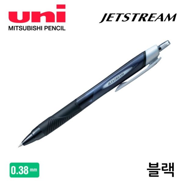 hplusmall 미쯔비시 제트스트림 볼펜 0.38mm (10개입) (블랙)[WC - 핫트랙스