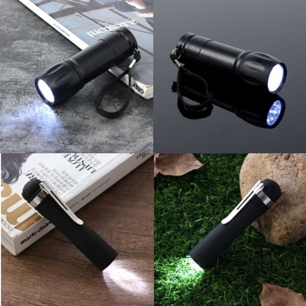 shoppingplan 파워온 LED 손전등(블랙) (2type) - 핫트랙스