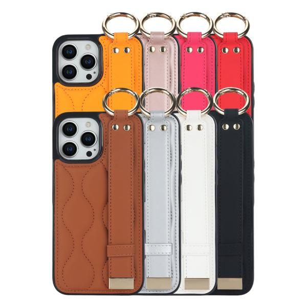 VERAX 아이폰14 스트랩 키링 레더 커버 가죽 케이스 p909 - 핫트랙스