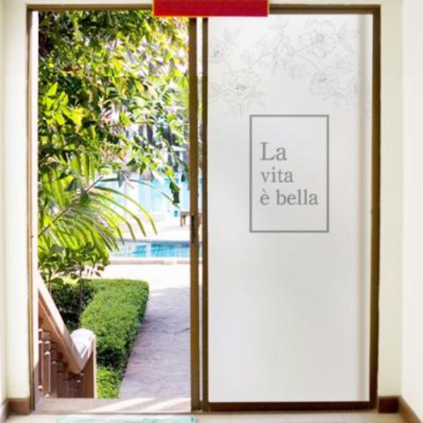 ggoomim cm635-인생은아름다워_유리문시트지 - 핫트랙스