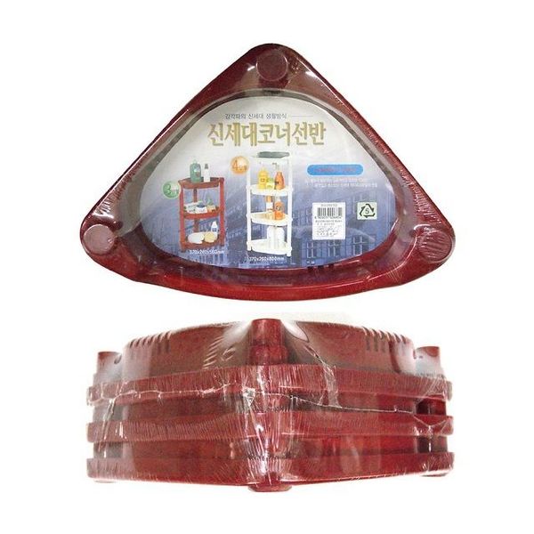 hplusmall 조립식 코너선반 3단 (약3 WC8B75F - 핫트랙스