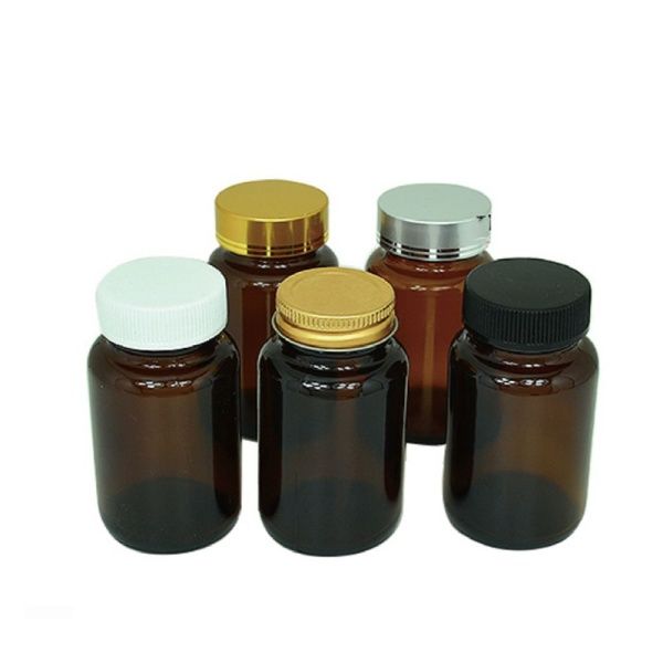 hplusmall 갈색정제병 120ml 유리병 소분병 84개+1캡 추가 1개[W - 핫트랙스