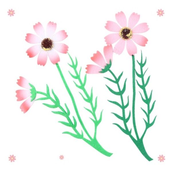 hplusmall 3000 펠트 코스모스줄기꽃 신형 투톤 - 핫트랙스