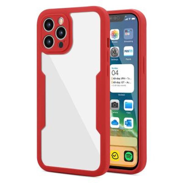 VERAX 갤럭시S21FE 범퍼 투명 하드 심플 젤리 케이스 p642 - 핫트랙스