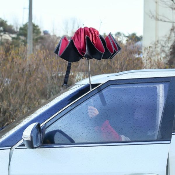 shoppingplan 거꾸로 LED 완전자동 양산 겸 우산(레드)여름 3단우산 - 핫트랙스