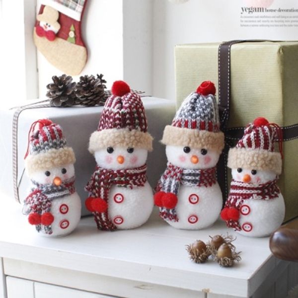 iswas [2HOT] 뜨개모자 눈사람 2P 소 - 핫트랙스