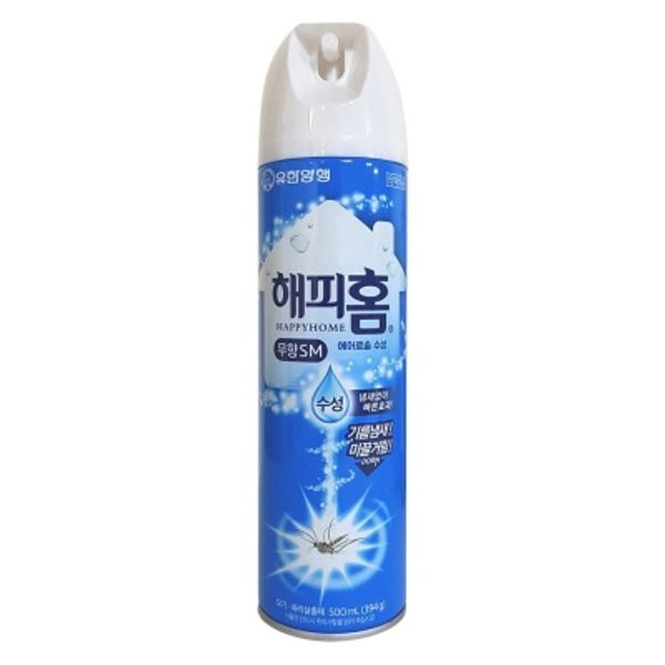 hplusmall 해피홈 무향SM 수성 에어로졸 모기약 500ml - 핫트랙스