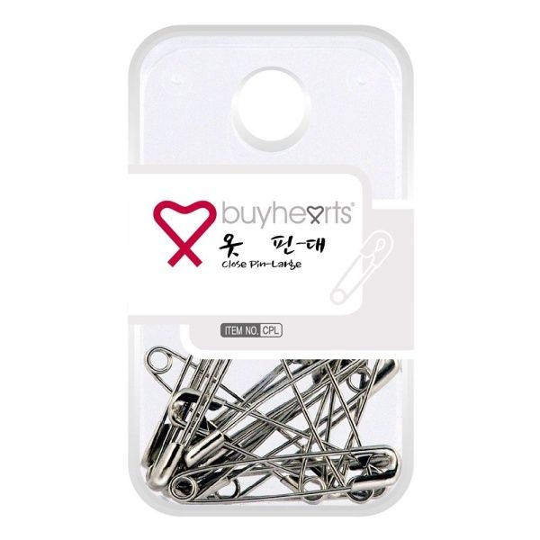 hplusmall 바이하츠 실버옷핀 대 CPL 8x44mm 10개입 - 핫트랙스