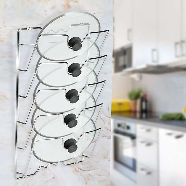 hplusmall 벽걸이형 스틸 와이어 냄비 W9B038D - 핫트랙스