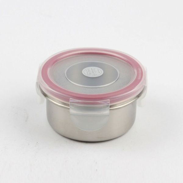 hplusmall 온리원 올스텐 스틸 원형 밀폐 용기 1호 260 ML - 핫트랙스