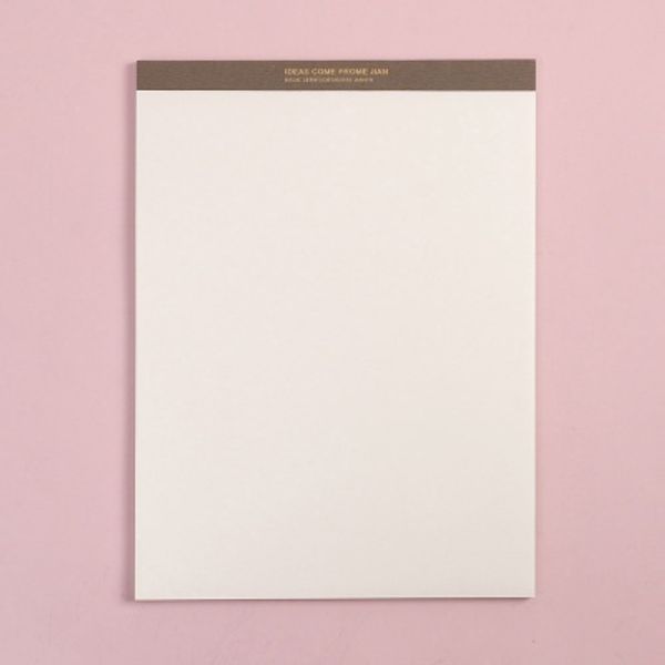 shoppingplan 문구존 A4 무지 노트패드 떡메 레포트 절취 리갈노트 - 핫트랙스