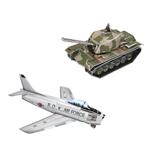 hplusmall 3D 입체퍼즐 9000세이버전투기 패튼전차 - 핫트랙스