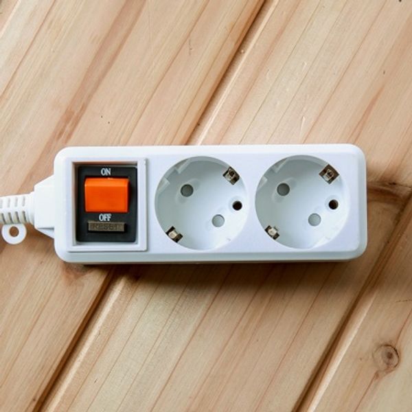 shoppingplan 롯데 1.5M 2구 스위치 안전 멀티탭 전기콘센트 - 핫트랙스