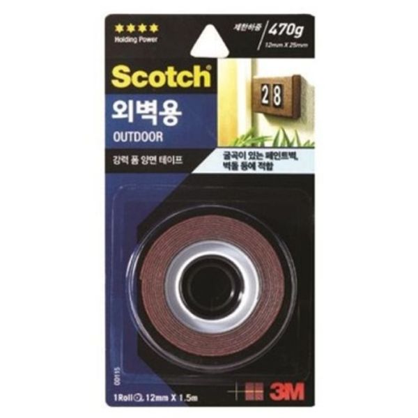 hplusmall 3M)스카치 강력 외벽용 폼 양면테이프 (OD115) - 핫트랙스
