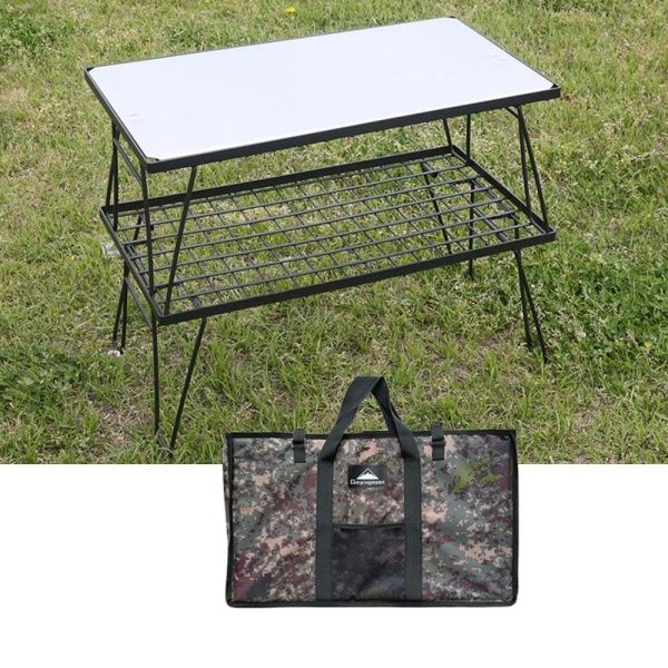 hplusmall 캠핑용 멀티 테이블 플레이트 야외 휴대용 차박 탁자 - 핫트랙스