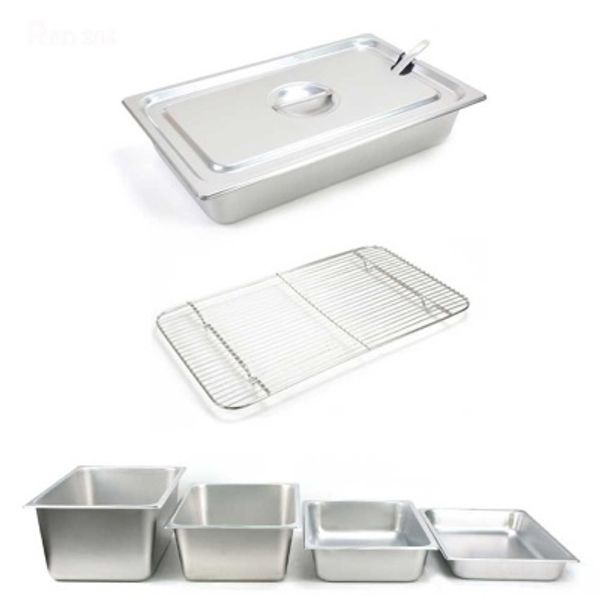 hplusmall 높이 15cm FULL 일자 물받침 스텐 밧드 바트 타공뚜껑 - 핫트랙스