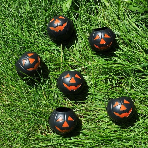 hplusmall (할로윈 호박바구니 소형6개입 블랙) 파티 소품 캔디[ - 핫트랙스