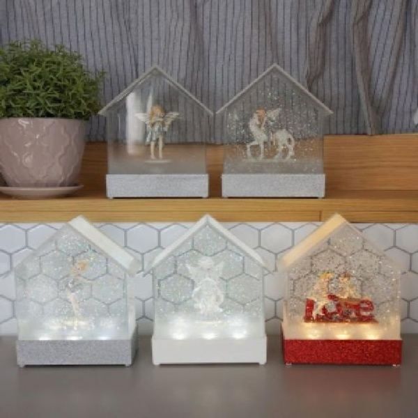 hplusmall LED 하우스 워터볼 오르골 (5 type)[W9DBAEA] - 핫트랙스